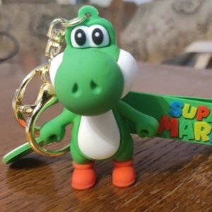 Nintendo | Accessories | New Super Mario Green Yoshi Keychainbagcharm ...